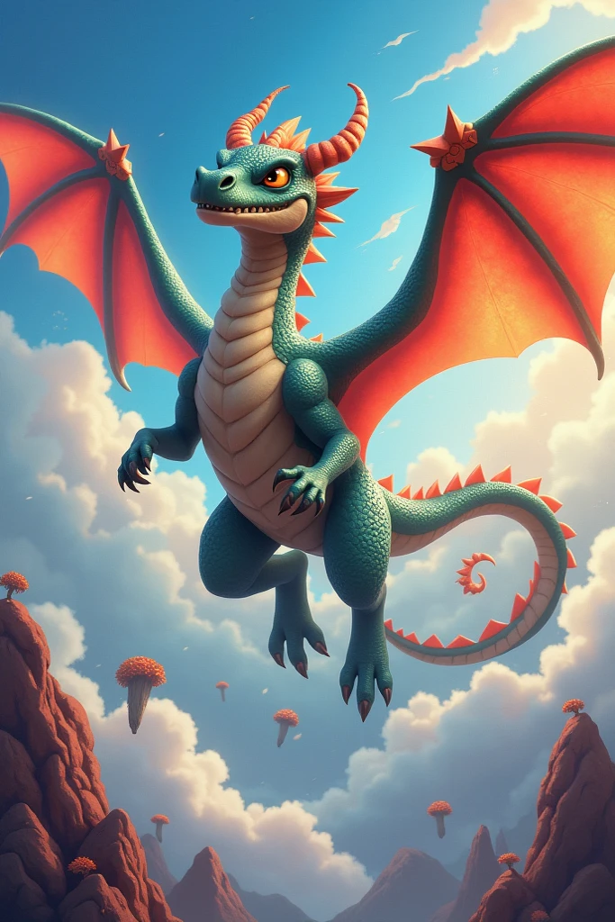 A dragon, fun, strong. - SeaArt AI