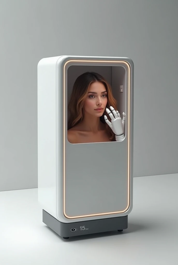 A box like thing that can fit your face inside to measure or visualise ...