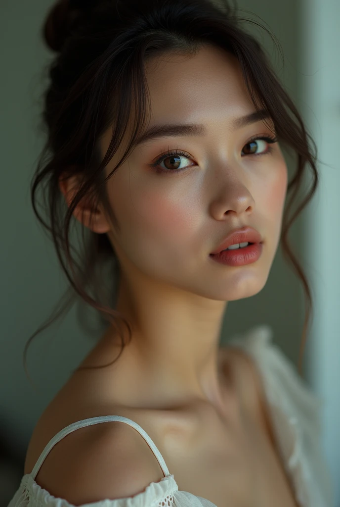 Make 4k girl pics more realistic usa girl cinematic style white and cute sexy p - SeaArt AI