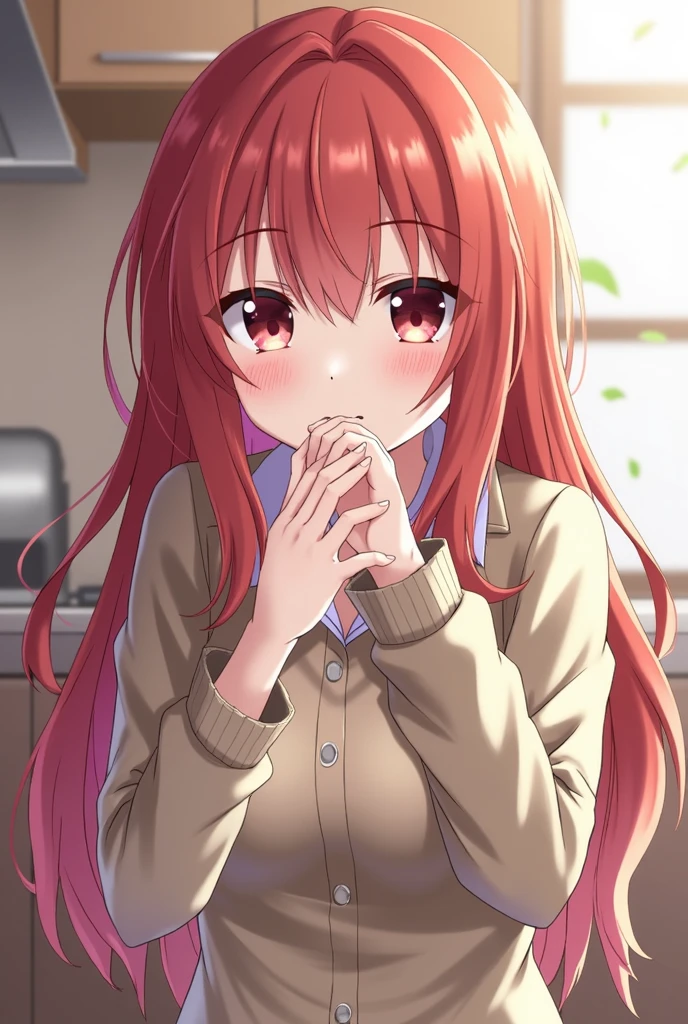 Anime Girl Sulking