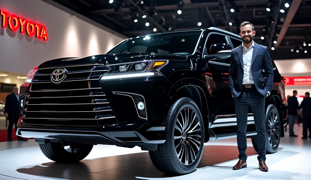 New 2025 toyota grand highlander hd full attractive black shiny at ...