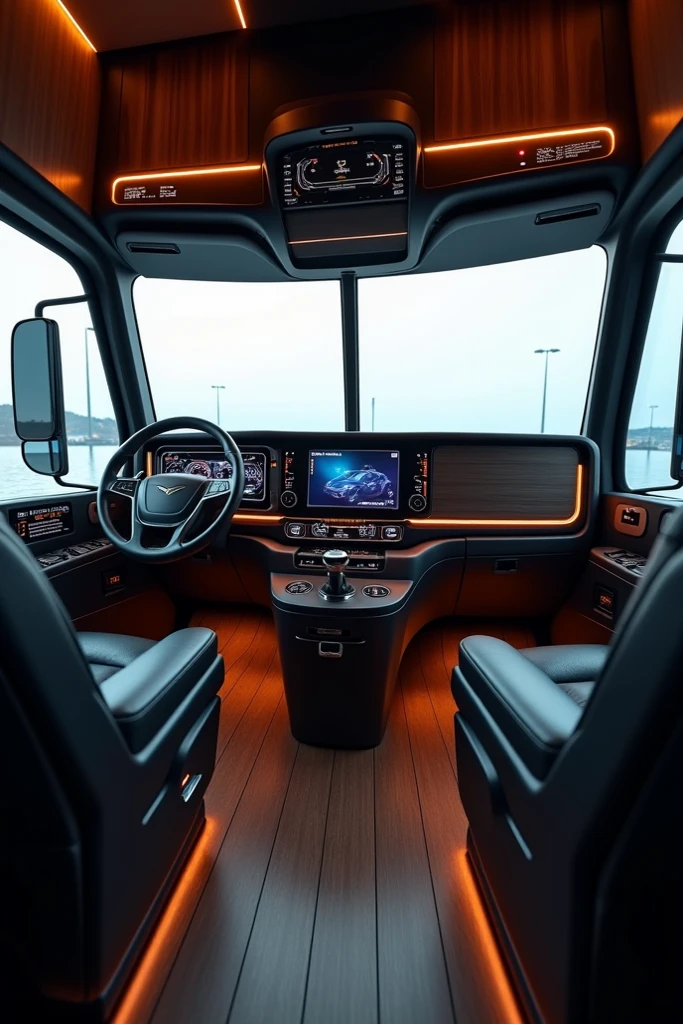 2025 Peterbilt 589: The Interior View - SeaArt AI