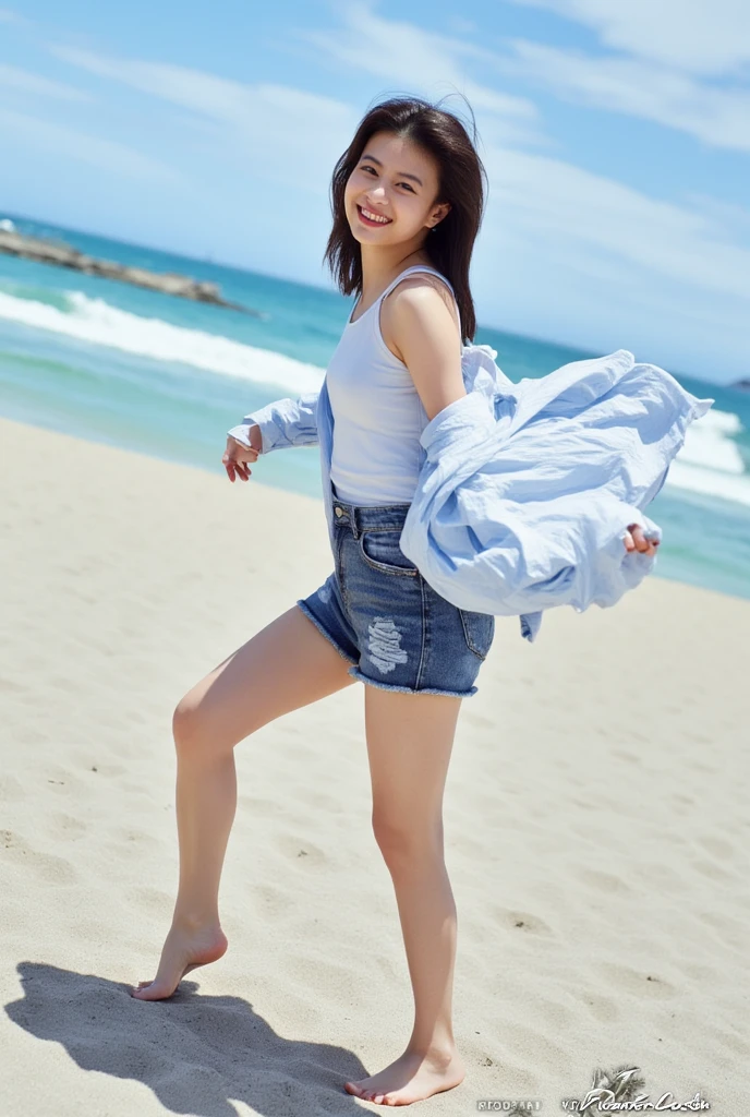 low angle shot 、 forward leaning position、 open shirt - SeaArt AI
