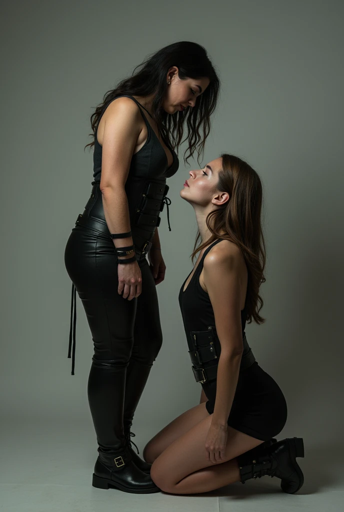 Mother and daughter,bdsm, Photo, Maximum resolution - SeaArt AI