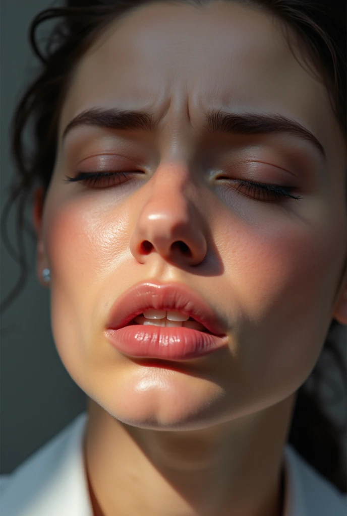 Nose cosmetic surgery photo 、((Nose only photo ))、 close-up of a ...