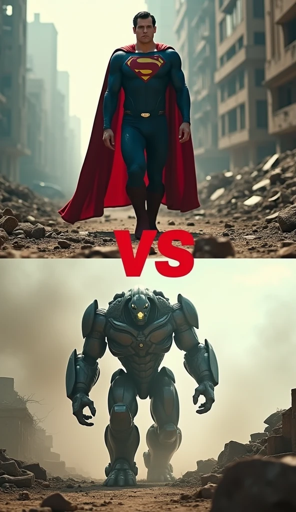 "An epic, cinematic showdown between two powerful entities set against ...