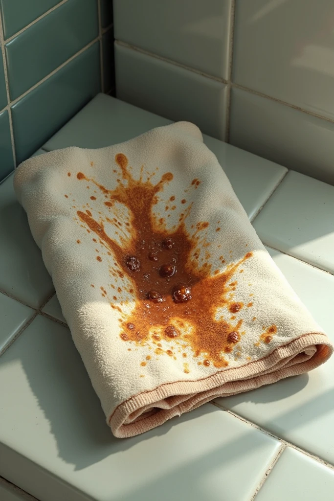 A towel with poop - SeaArt AI