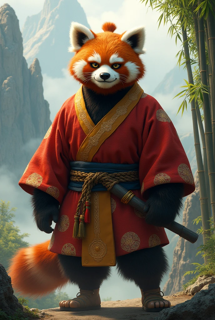 Master Shi Fu by Kun Fu Panda, full body - SeaArt AI