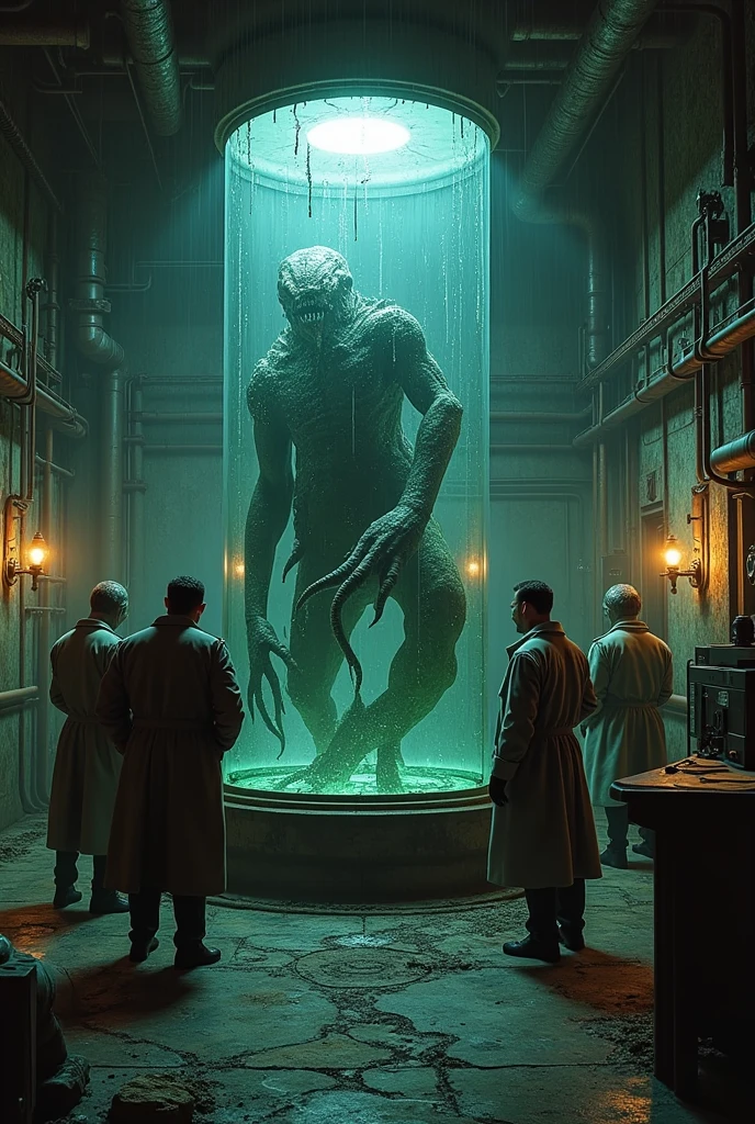 📹 Prompt: "A vast underground lab with walls covered in rusted pipes ...