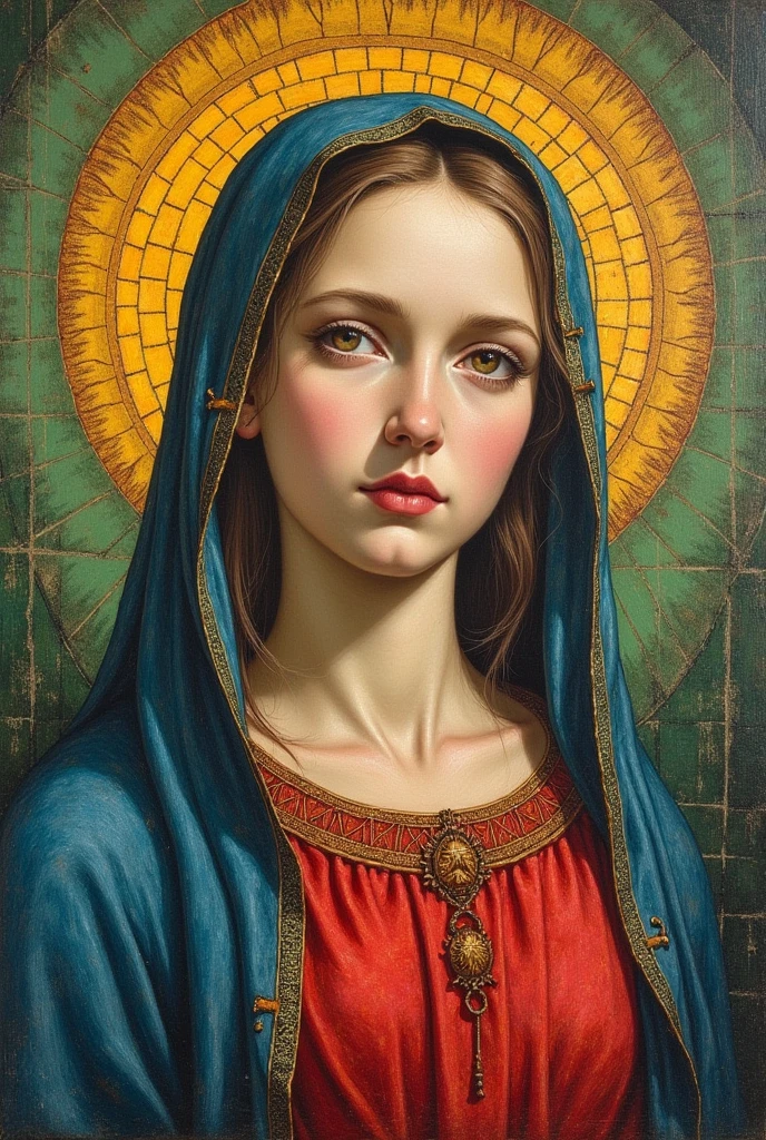 "Virgin Mary'', crayon drawing by High Renaissance artist Raphael Santi ...