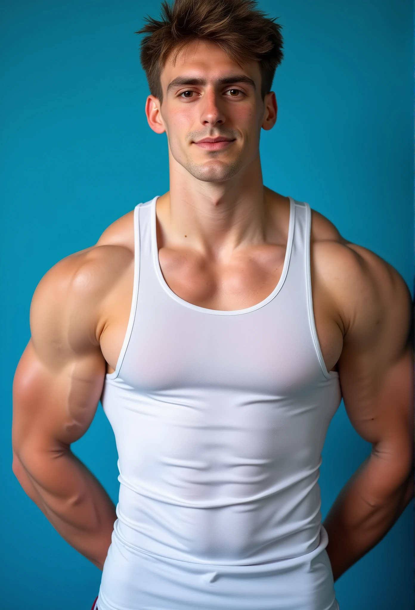 Devon Hughes. The image is a photograph of Devon Hughes standing ...