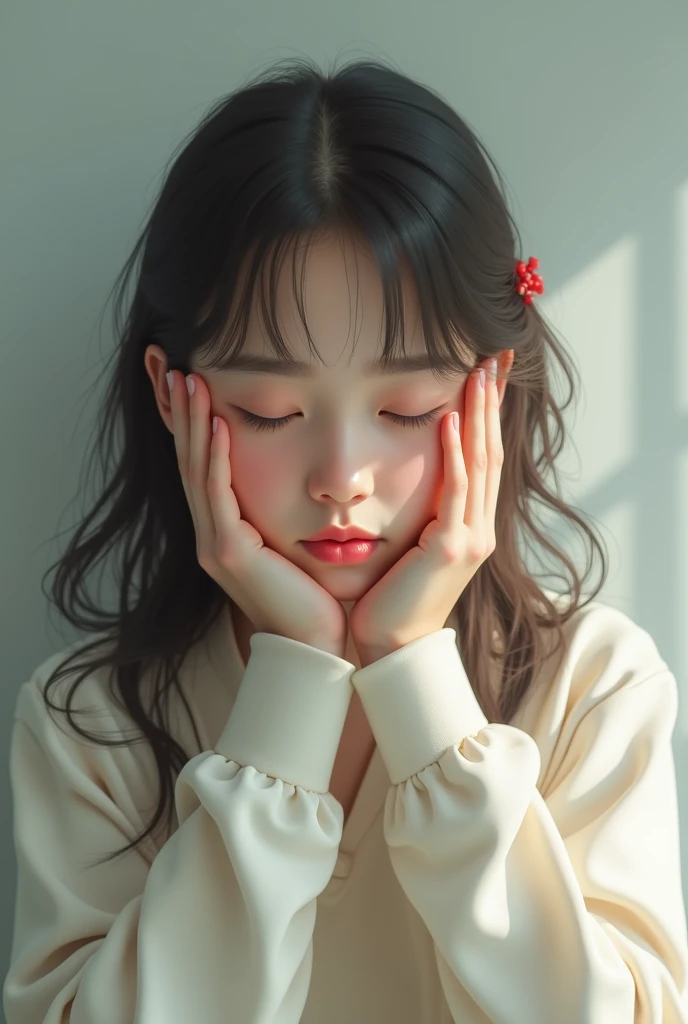 1 girl crying - SeaArt AI