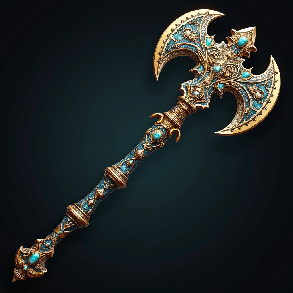 The most decorative axe ever imagined - SeaArt AI