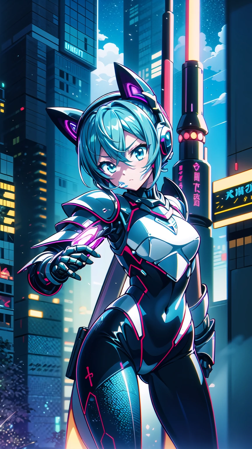 Masterpiece , top quality, 8K Hatsune Miku VOCALOID, 1 Woman - SeaArt AI