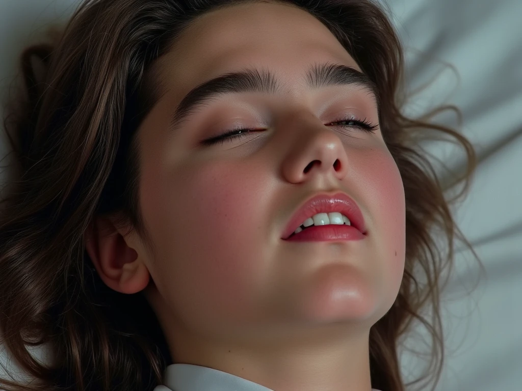 A vibrant close-up of Jennifer Connelly, a beautiful profile from the ...