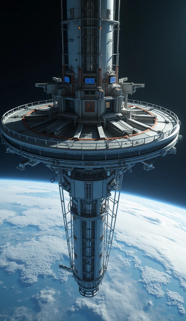 The world of cinema、 Realistic Pictures、orbital elevator 、 Space ...