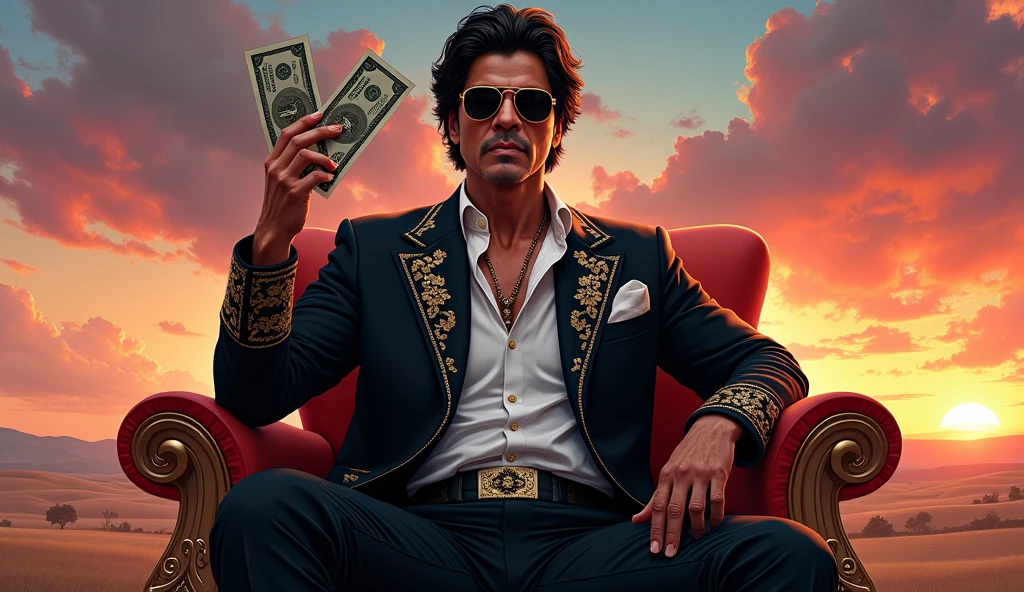 "Create a highly detailed bollywood film -style illustration of a ...