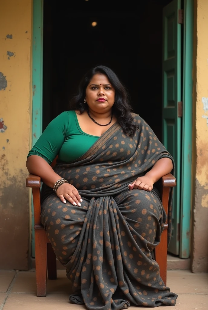 Indian extreme plus size BBW chubby fat busty dark skinned wide woman ...