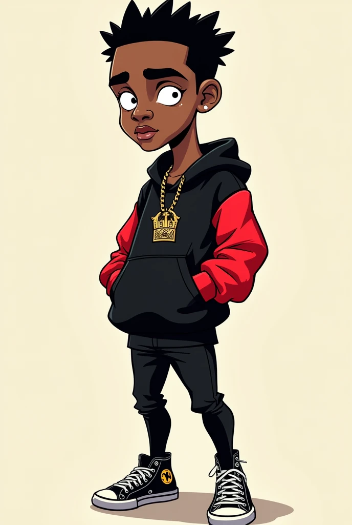 Please make me a simple drawing of Playboi Carti, it should look ...