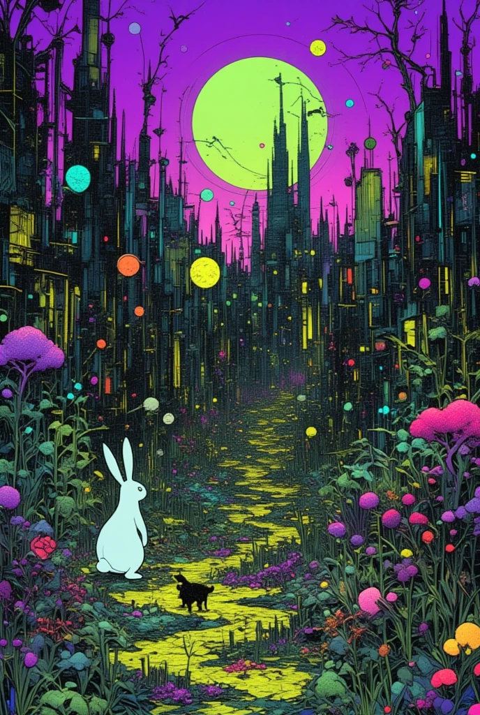 Alice in Wonderland,Moss and Stone Art , Hallucinatory Art - SeaArt AI