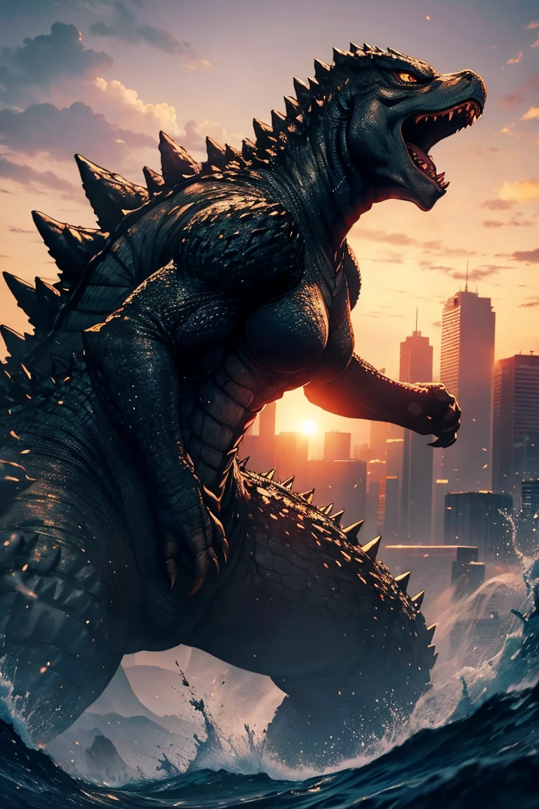 A female version of Godzilla - SeaArt AI