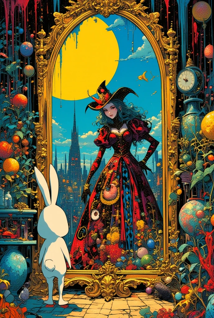 Alice in Wonderland,Shiroshita Hallucinatory Art ,dmt Death of Ego ...