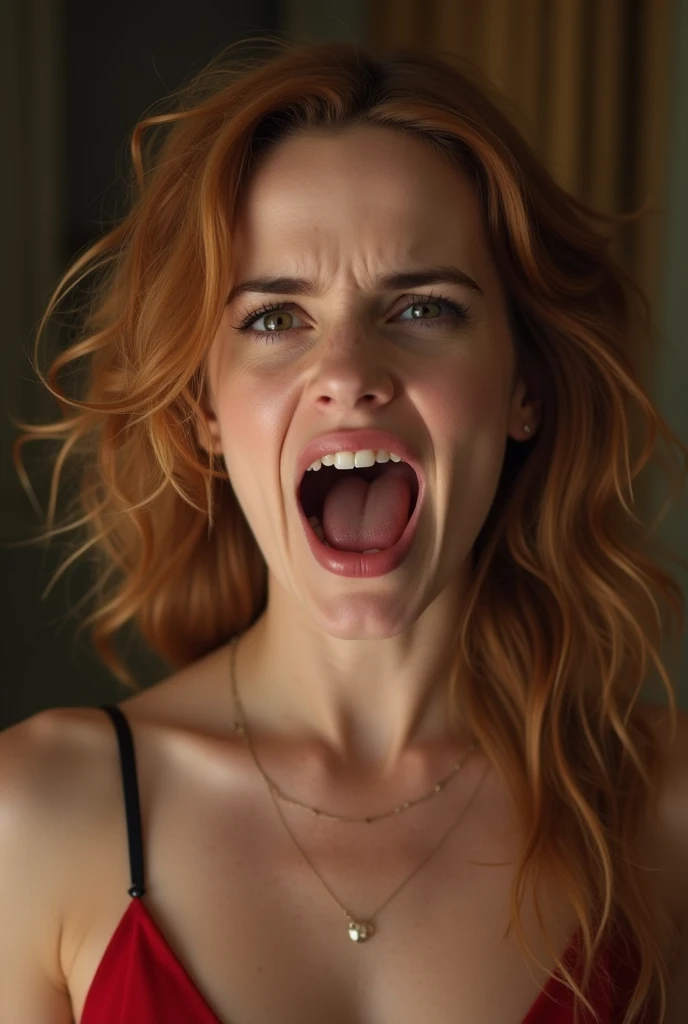 Emma Watson cum on face saxy with Open mouth and sticking her tunge Out ...