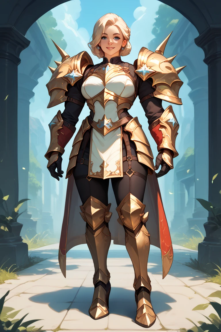 full body view Heavy Armor cute - SeaArt AI