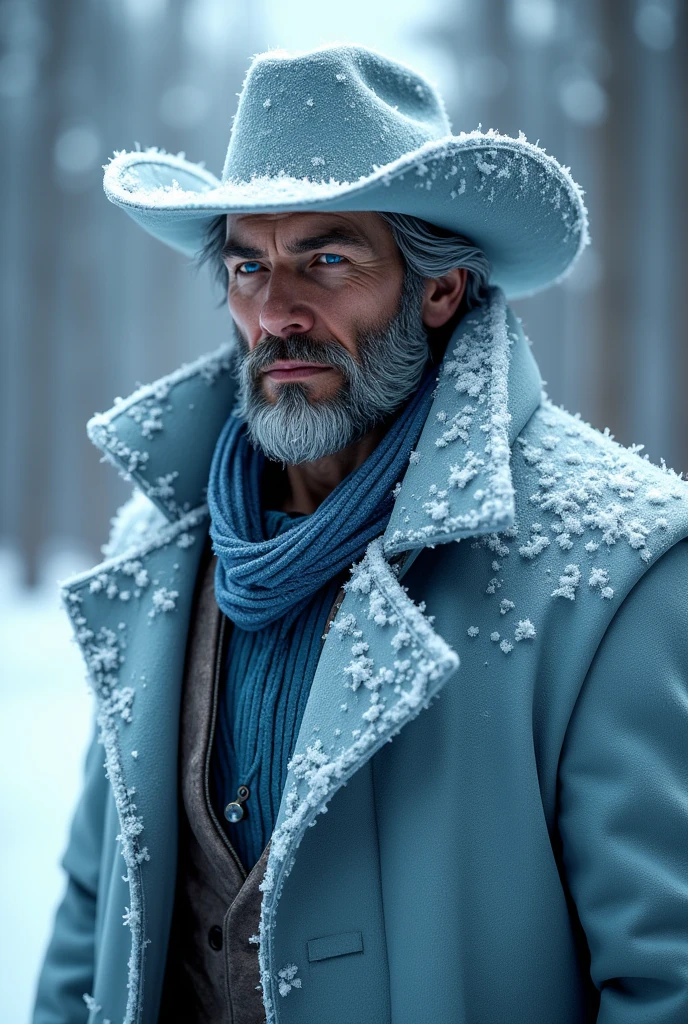 Iceman (Bobby Drake) & Jonah Hex Name: Ice Hex full-body shot - SeaArt AI