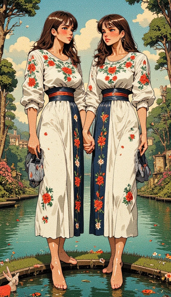 An exquisite art nouveau poster in the mucha style, where vibrant and ...