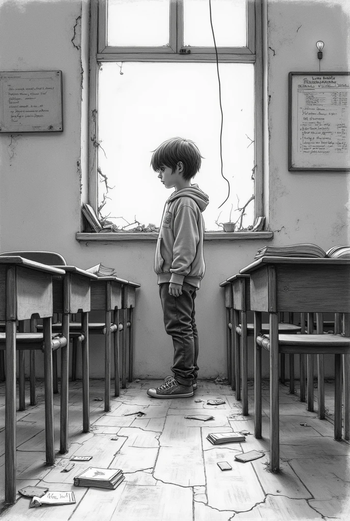 A worst class pencil drawing - SeaArt AI