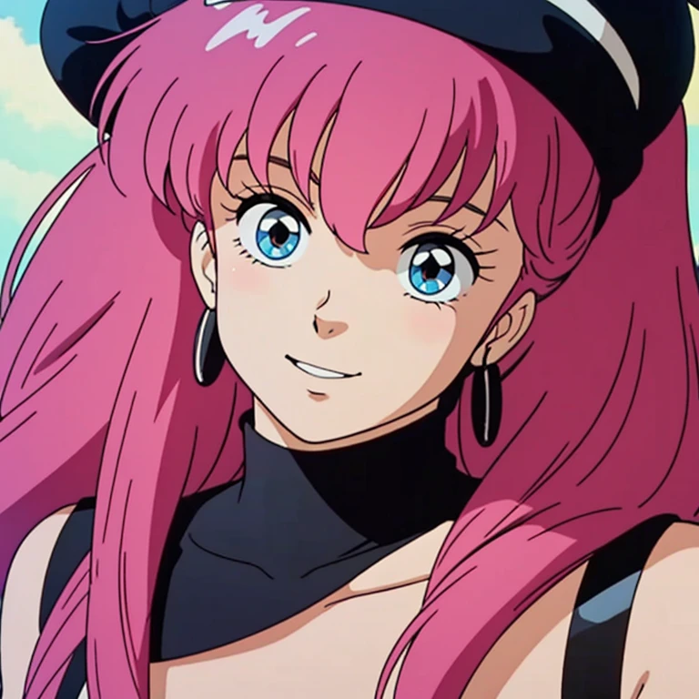 High Quality , Masterpiece , pink hair , 1 girl , smile - SeaArt AI