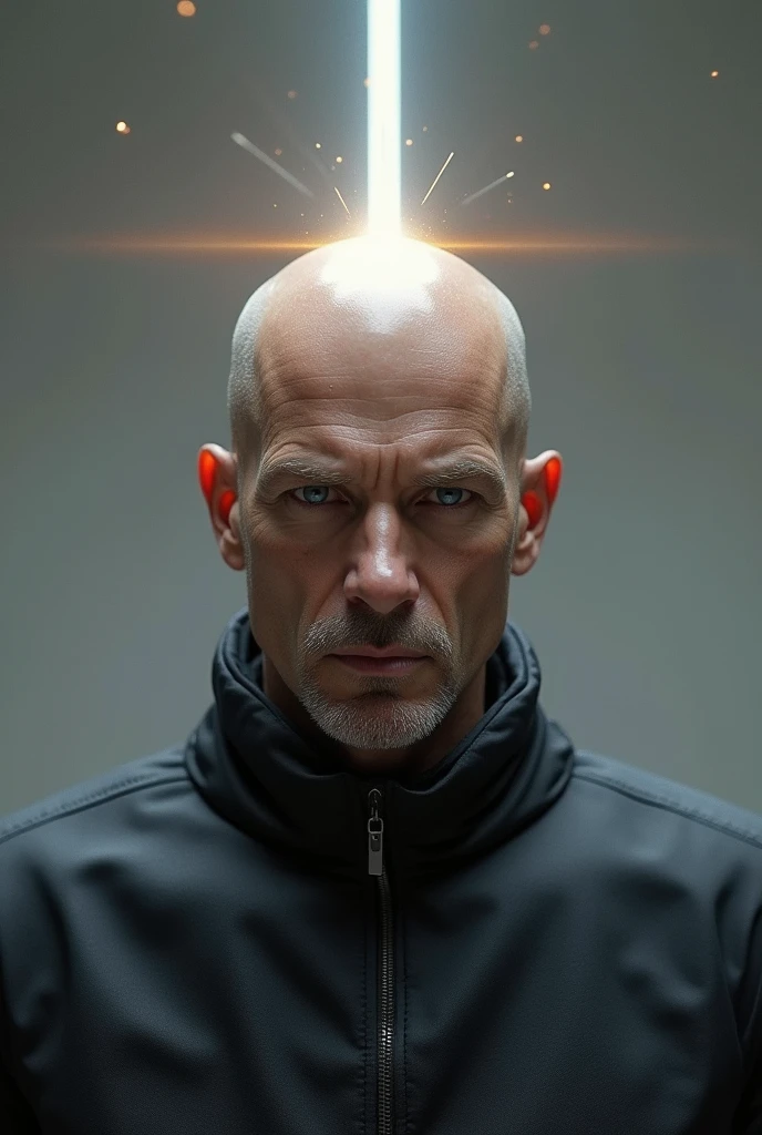 It generates a bald person to reflect sunlight on his bald head with ...