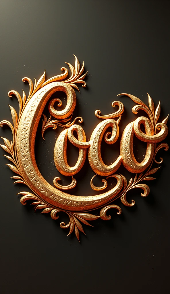 Write the name Coco in cursive, three-dimensional, fantastic - SeaArt AI