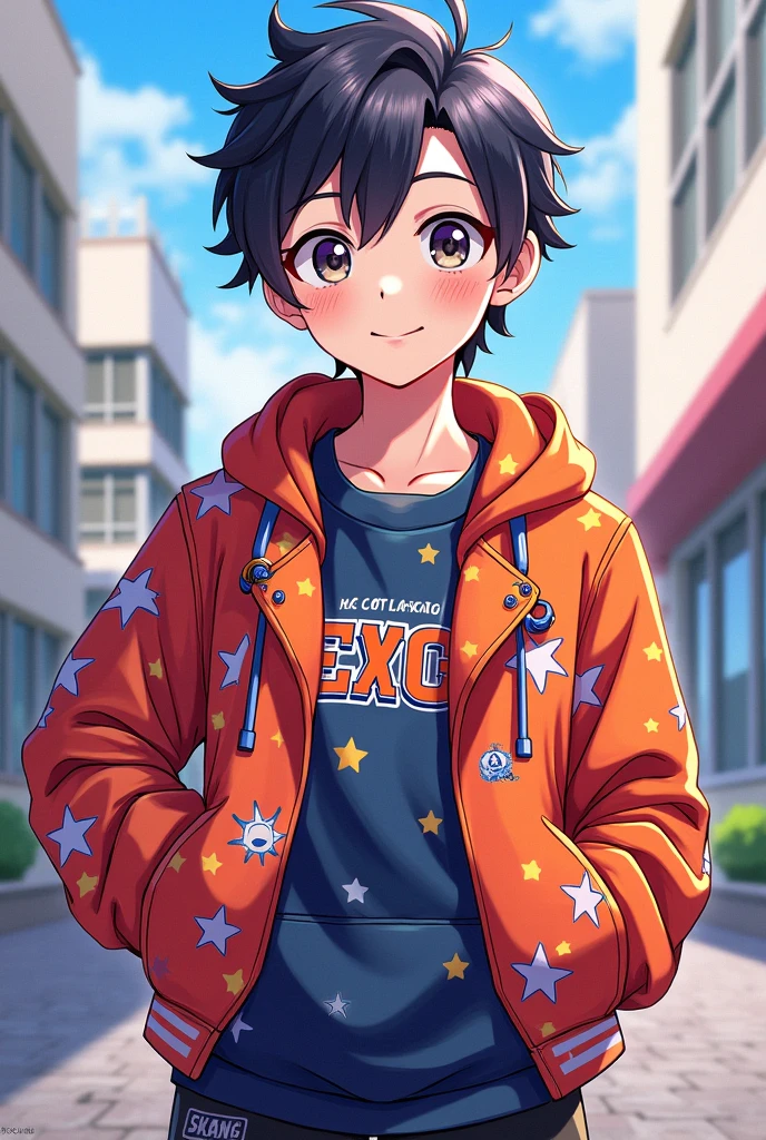 A boy school idol debut design clothes that interesting with the name ...