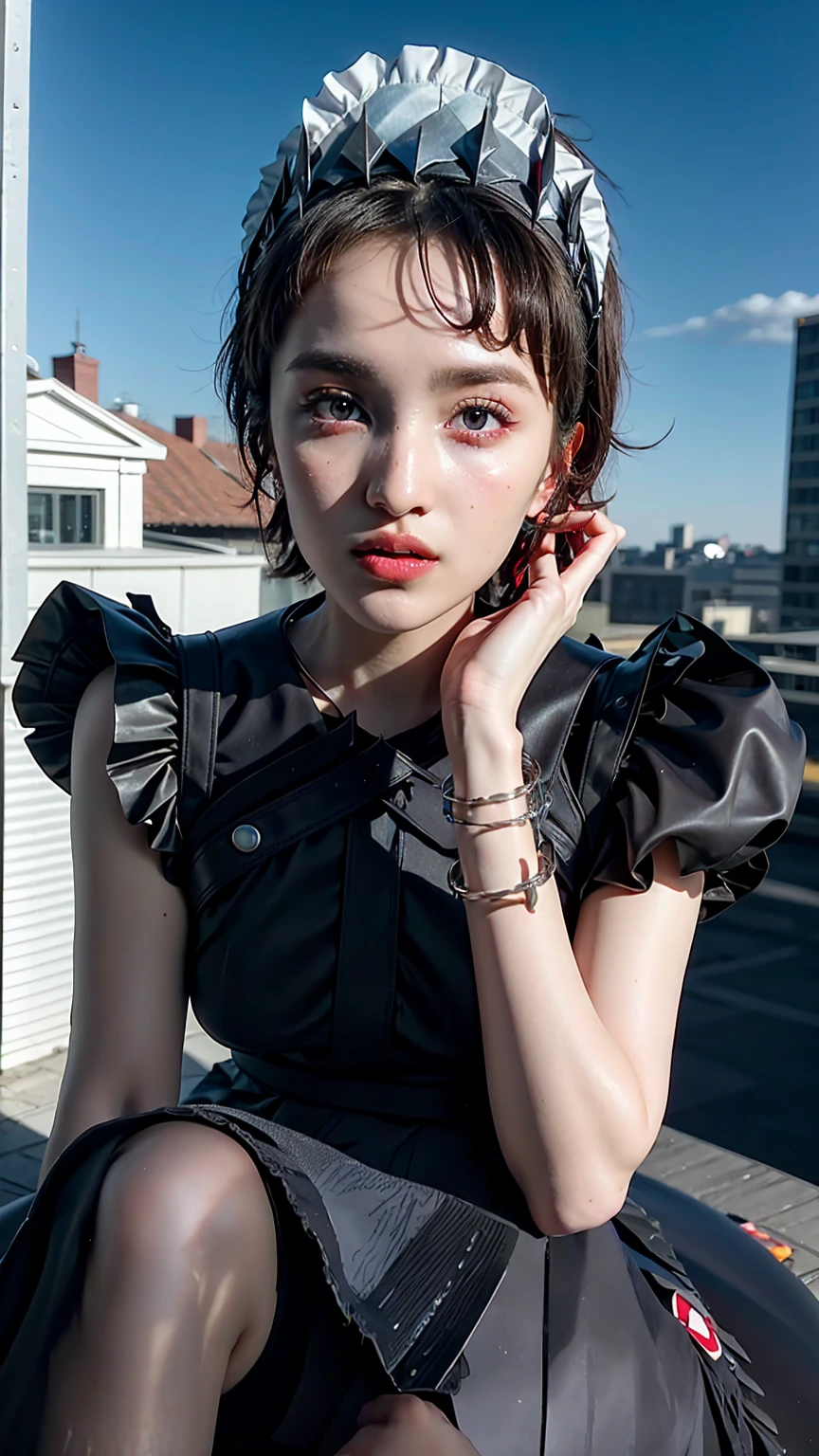 Ellen Joe, ugly joe , black hair, colored inner hair, multicoloRed Hair ...