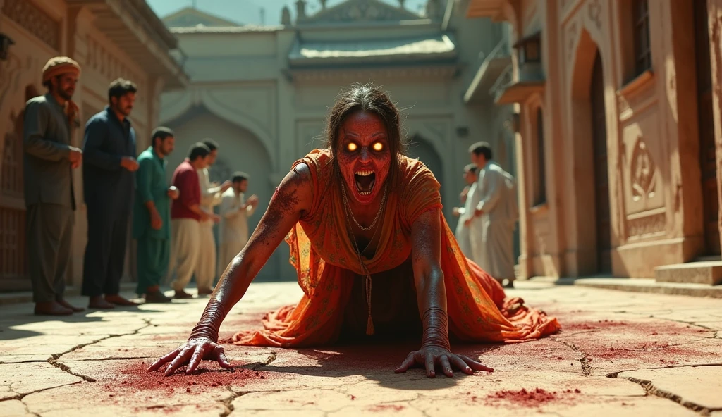 A horrifying scene in broad daylight within a traditional Pakistani ...