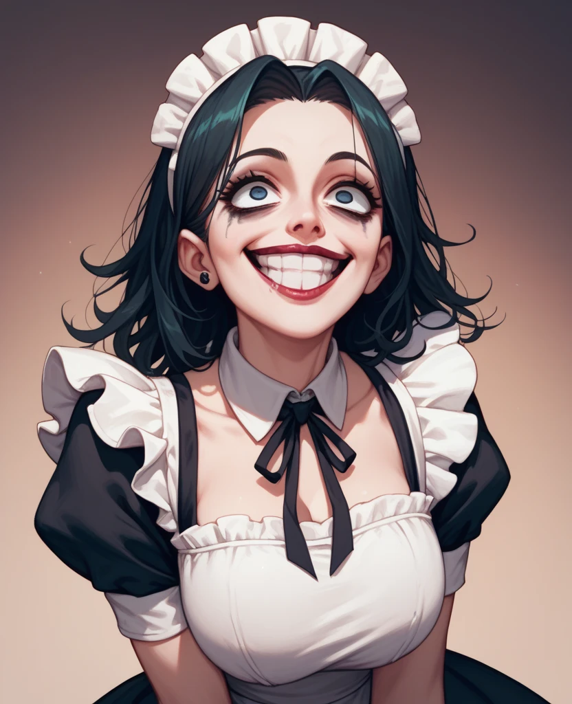 Masterpiece, best quality, crazy woman, empty eye sockets, utsurome ...