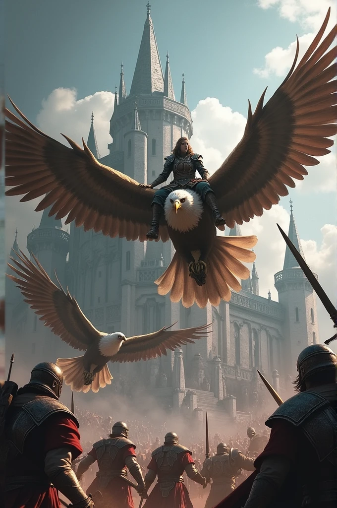 The Gyulai castle is attacked by the angry Nyudijas. ren sit on giant ...