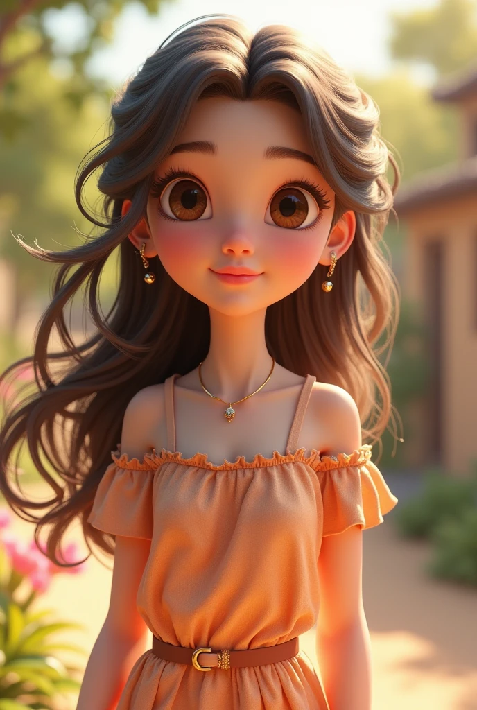 A 19 year old girl animated 3d - SeaArt AI