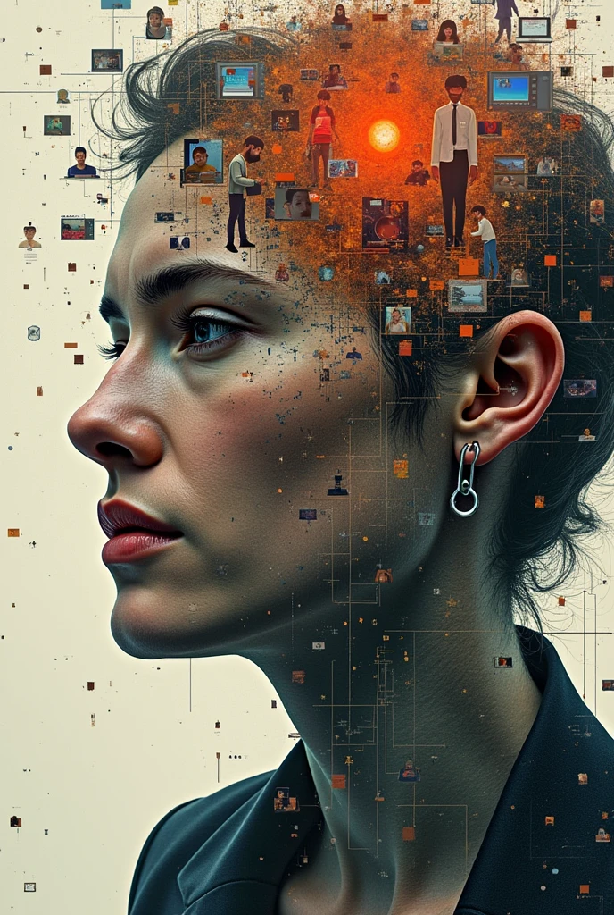 Then create a collage/digital collage of these images/pictures in the ...