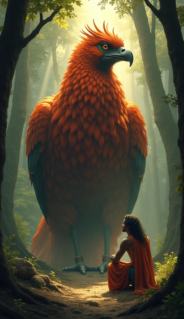A poignant and emotional scene from Indian mythology where Rama and ...