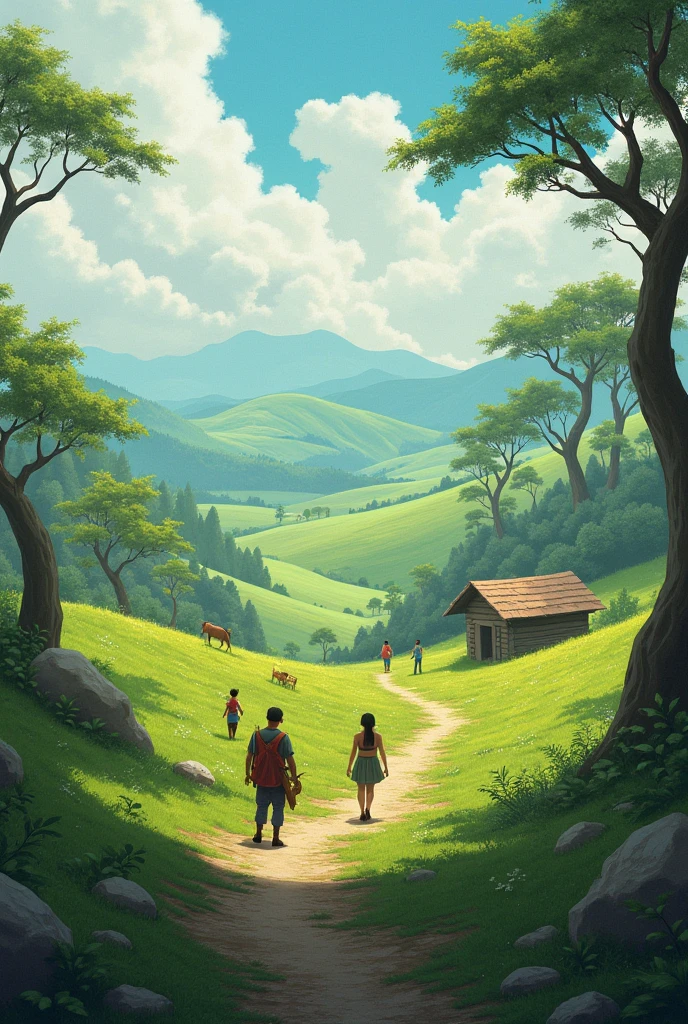 World without technology - SeaArt AI