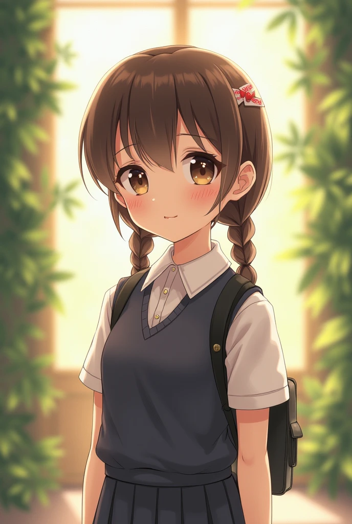 Imagine a beautiful schoolgirl - SeaArt AI