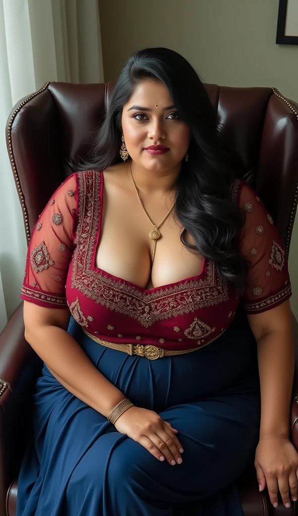 Full body image, top view Full body image, indian hourglass body - SeaArt AI