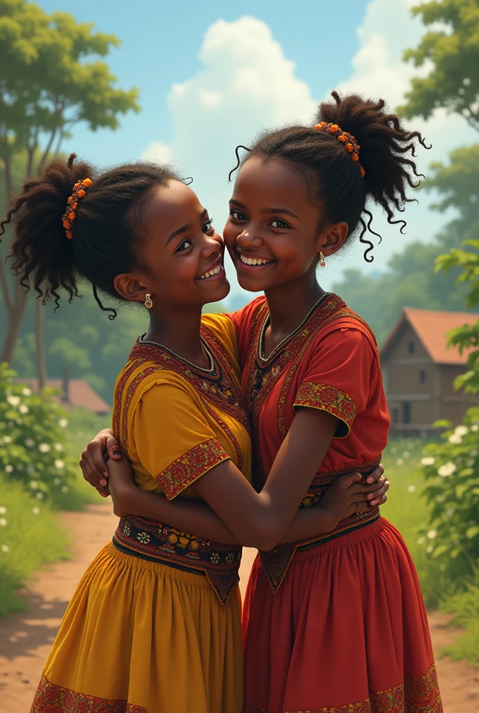 Chika's joyful face as she plays with Nneka, unaware of the impending ...