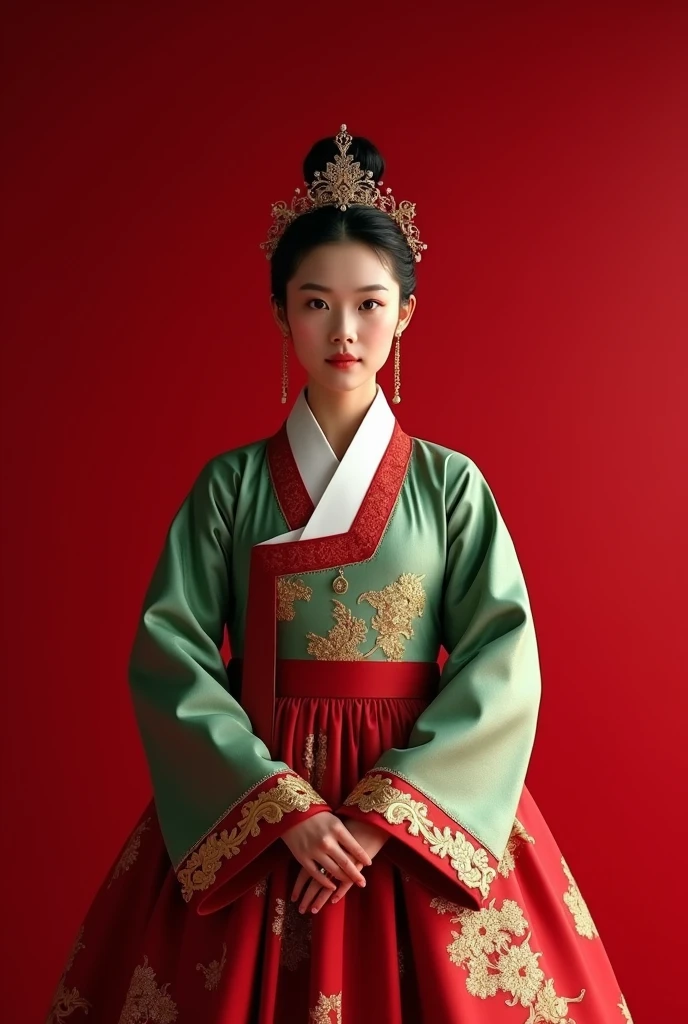 Princess of the Joseon Dynasty of the 16th century , seen completely ...