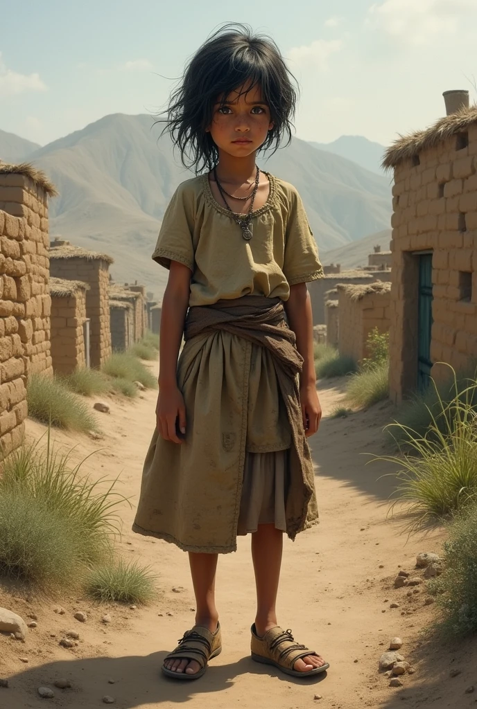 Draw me a poor peasant girl nalahan ankara - SeaArt AI