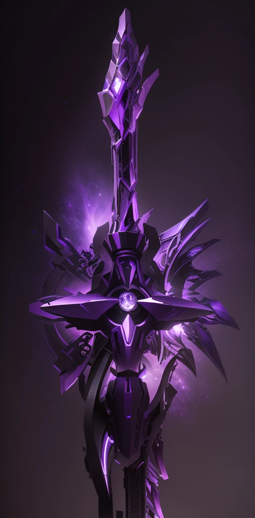 Keep original image， Ensuring mechanical texture ，All bright purple and ...