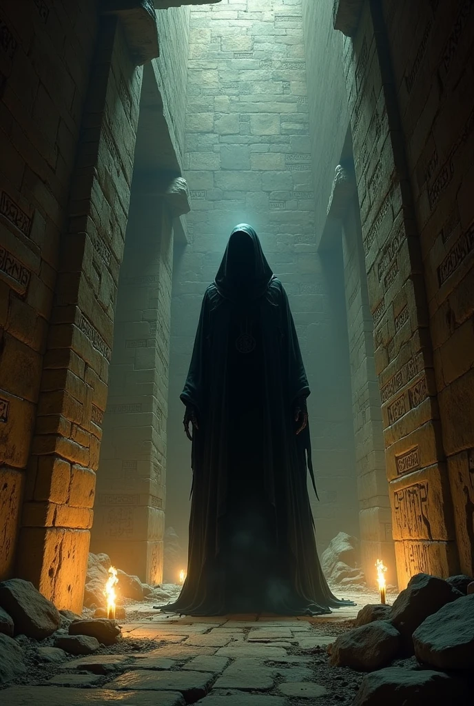 IN THE EGYPTIAN PYRAMID ,Notice, MONRA THE IMMORAL , DON'T RETURN ...